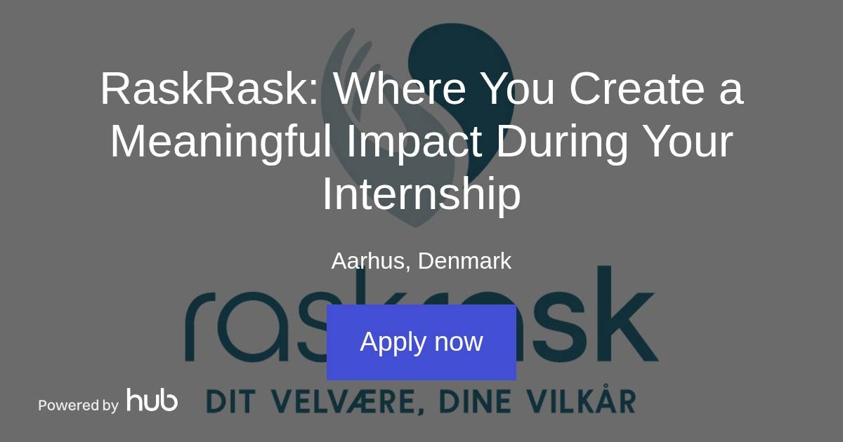 The Hub | RaskRask: Where You Create a Meaningful Impact During Your ...