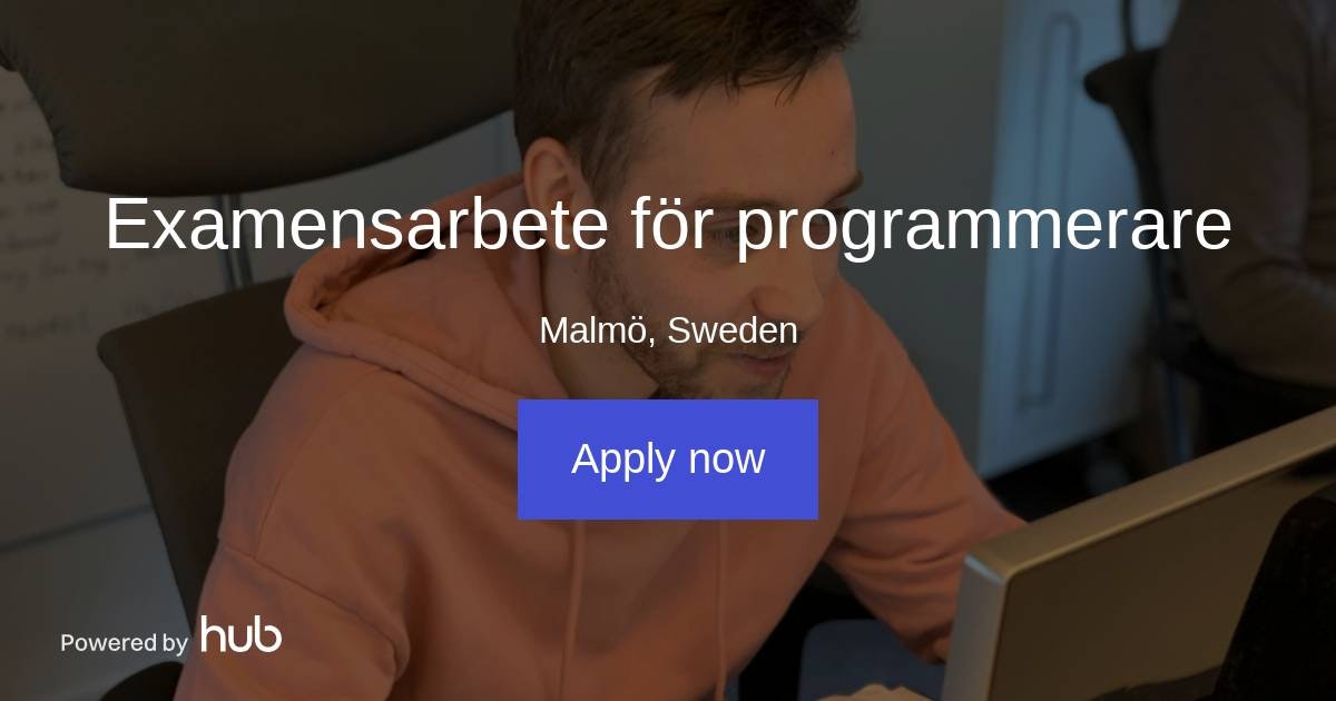 The Hub | Examensarbete för programmerare | InfraSight Labs