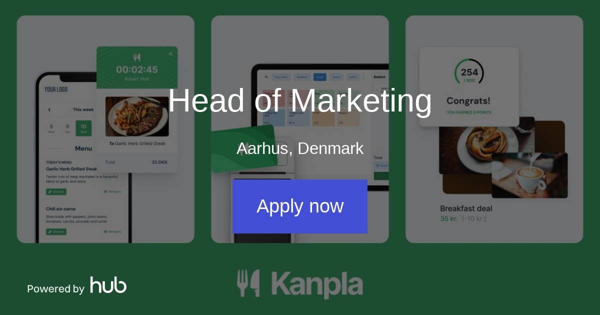 The Hub | Head of Marketing | Kanpla