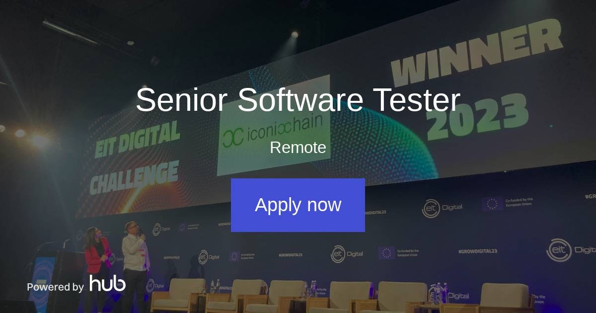 The Hub | Senior Software Tester | iconicchain