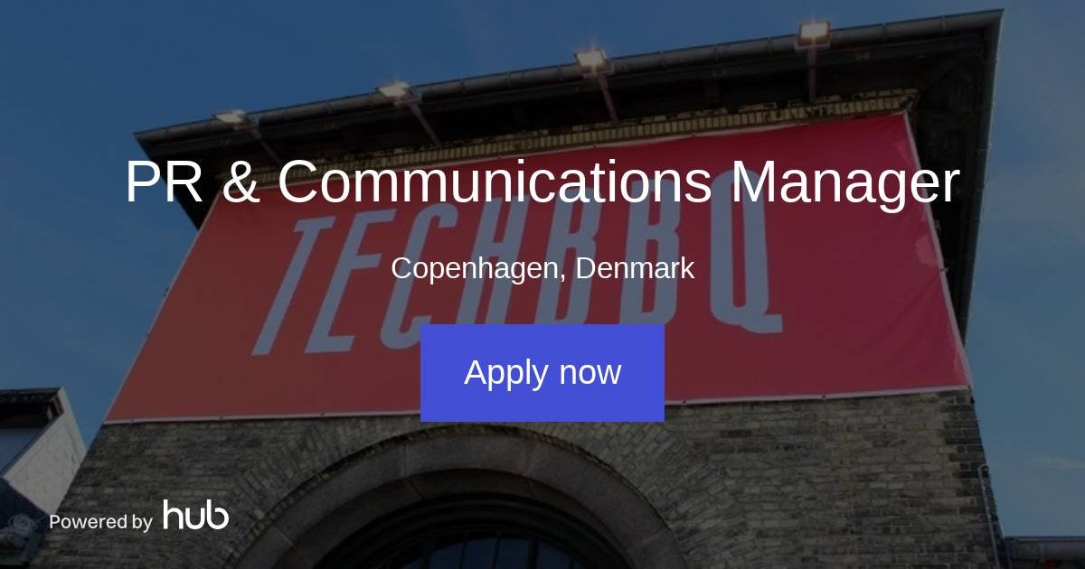 The Hub | PR & Communications Manager | TechBBQ