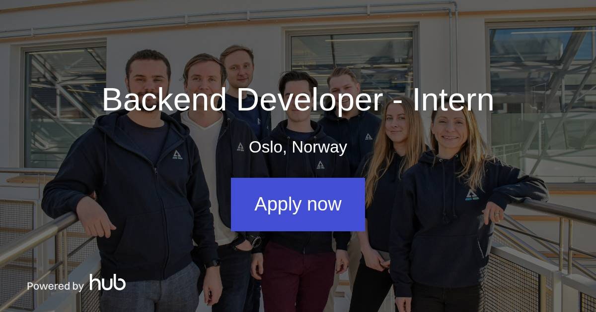 The Hub | Backend Developer - Intern | Acterio AS