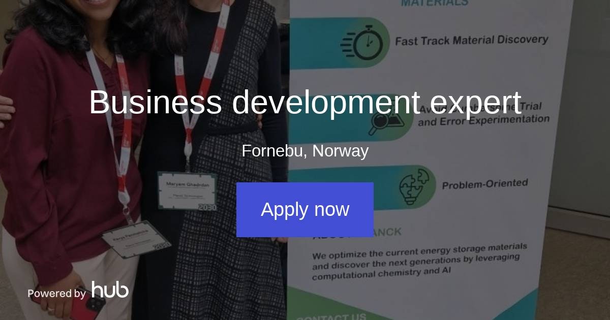 The Hub | Business development expert | Planck Technologies AS