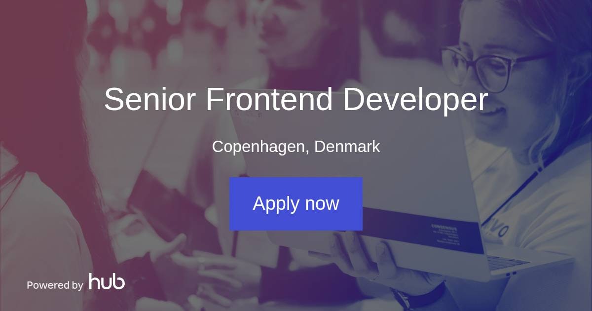 The Hub | Senior Frontend Developer | Consensus ApS
