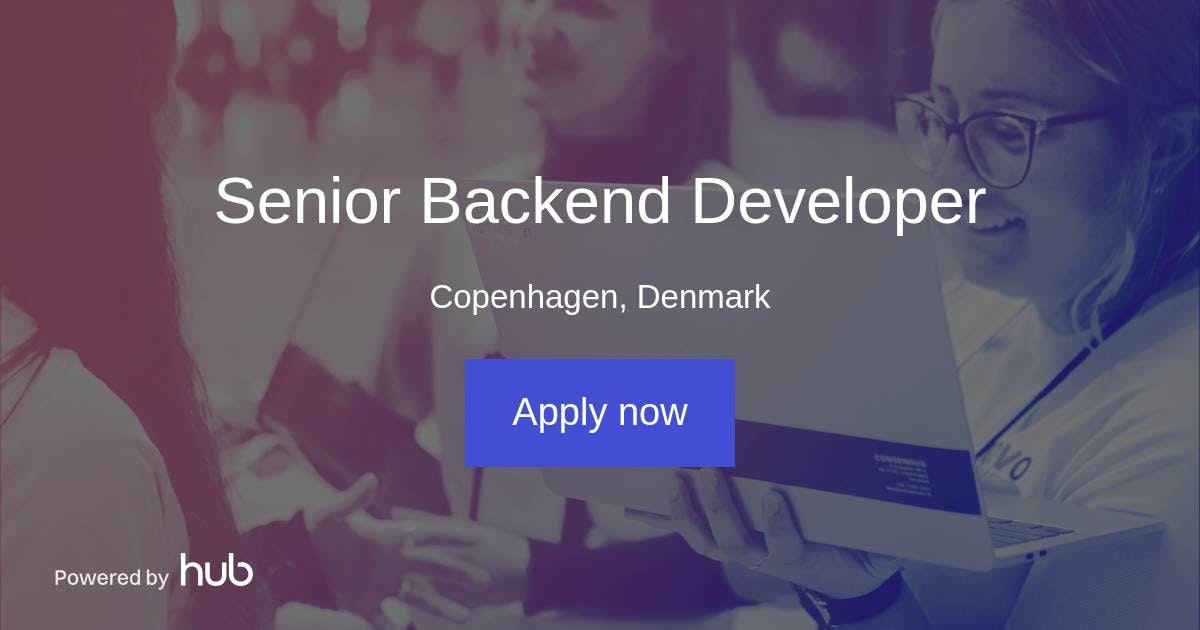 The Hub | Senior Backend Developer | Consensus ApS