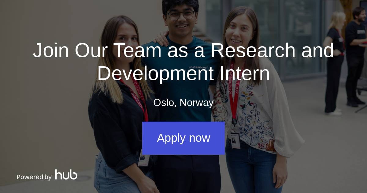 The Hub | Join Our Team as a Research and Development Intern ...