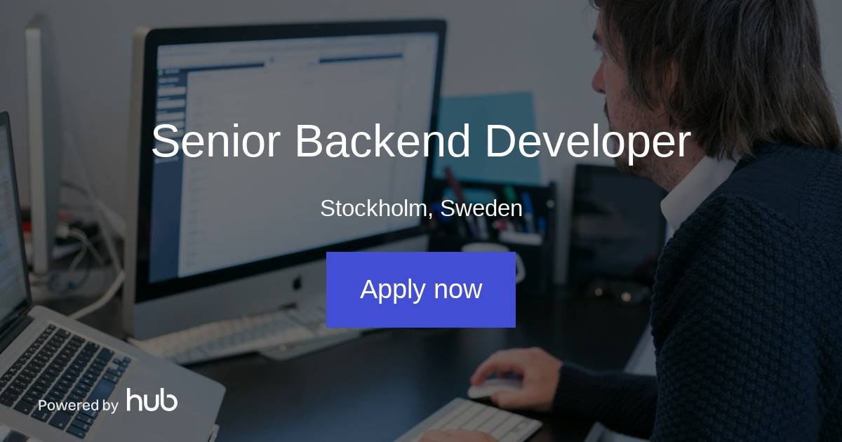 The Hub | Senior Backend Developer | Hub Planner