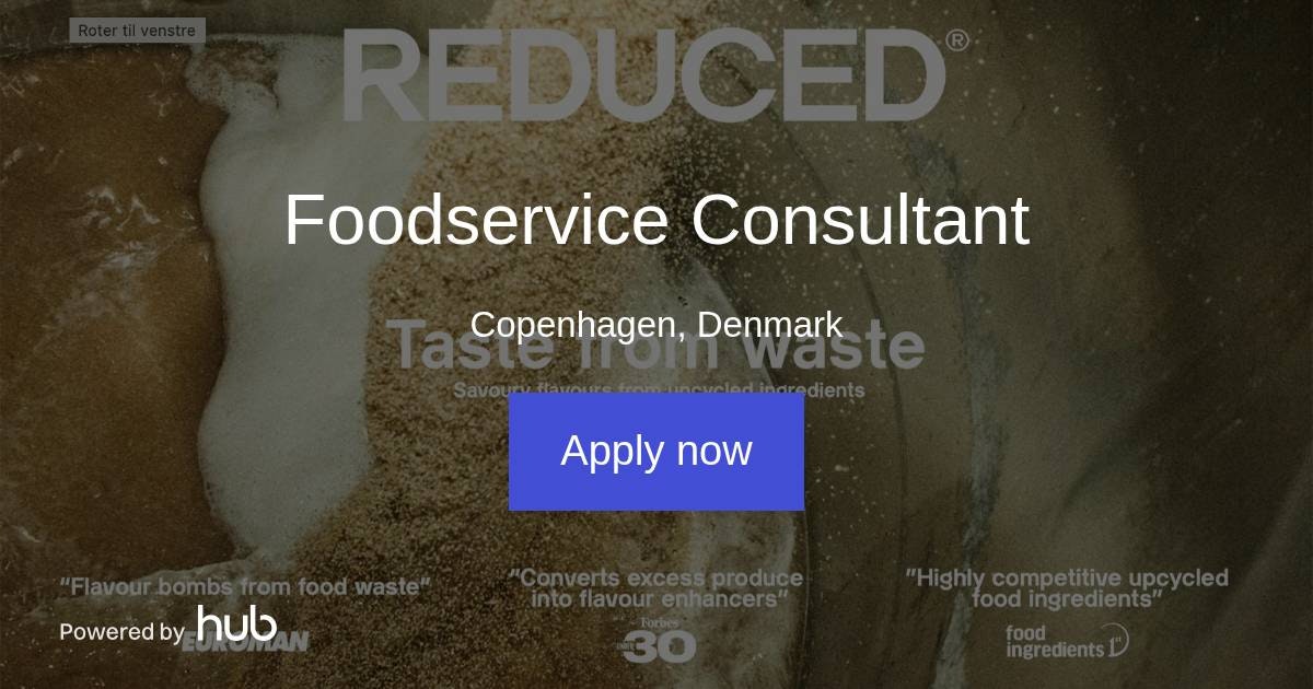 The Hub | Foodservice Consultant | REDUCED