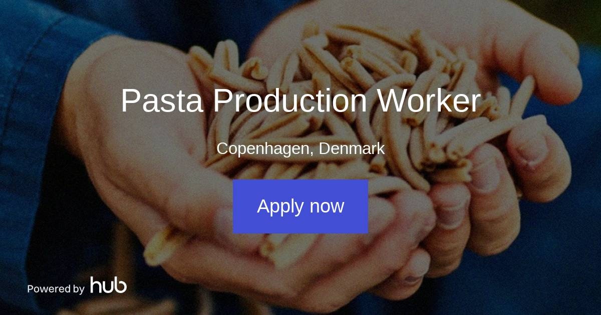 The Hub | Pasta Production Worker | Eat Wasted