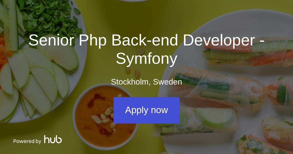 The Hub | Senior Php Back-end Developer - Symfony | Northfork