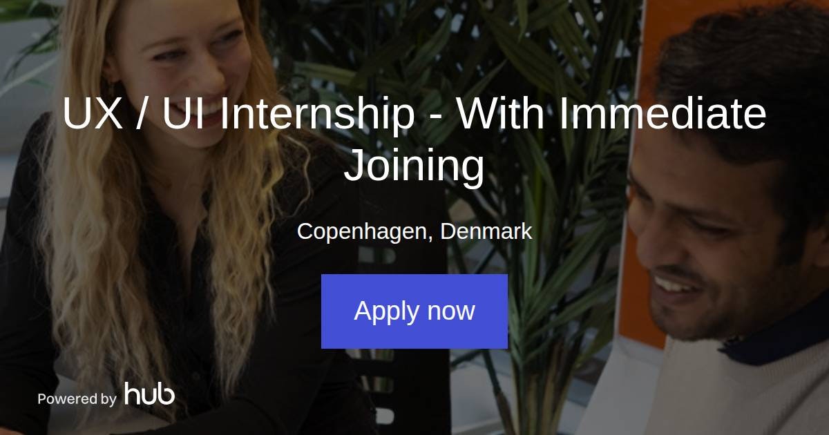 The Hub | UX / UI Internship - With Immediate Joining | focalx