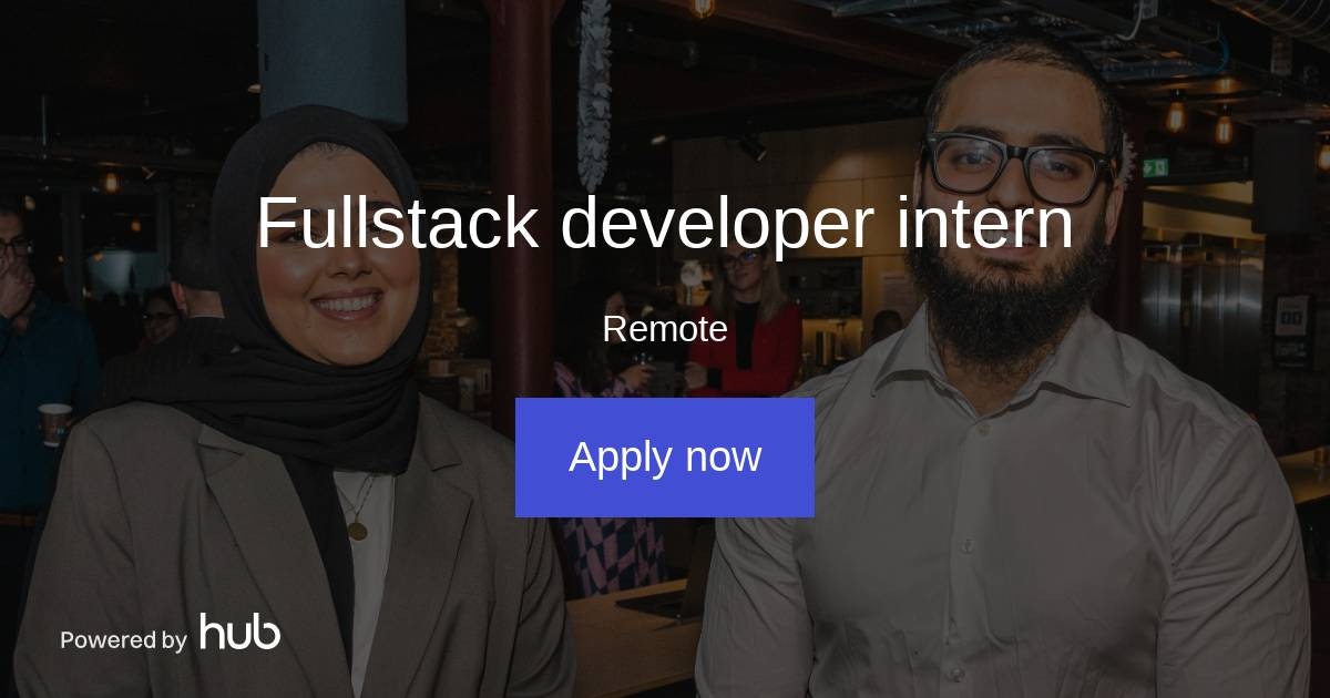 The Hub | Fullstack developer intern | EVVENT AS