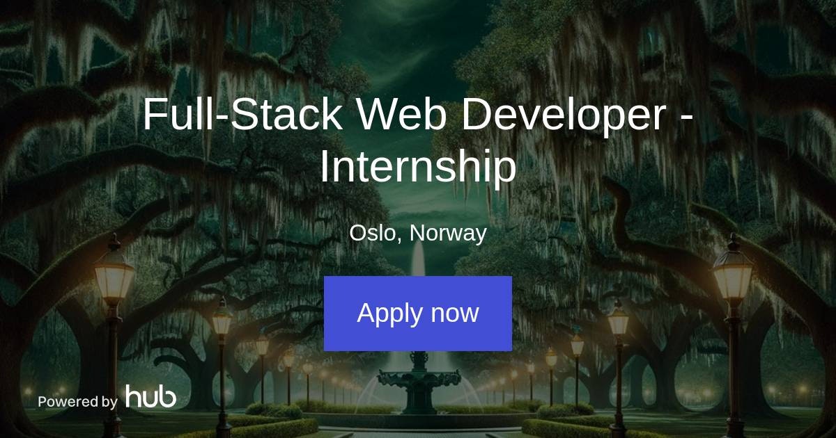 The Hub | Full-Stack Web Developer - Internship | Litigence