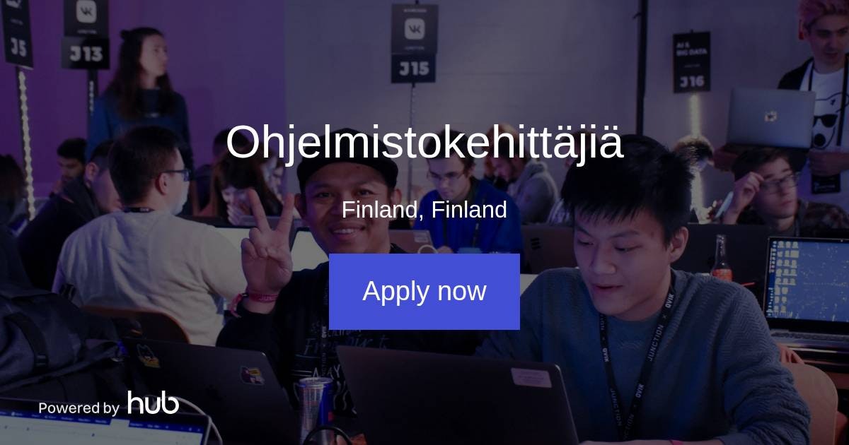 The Hub | Ohjelmistokehittäjiä | Integrify