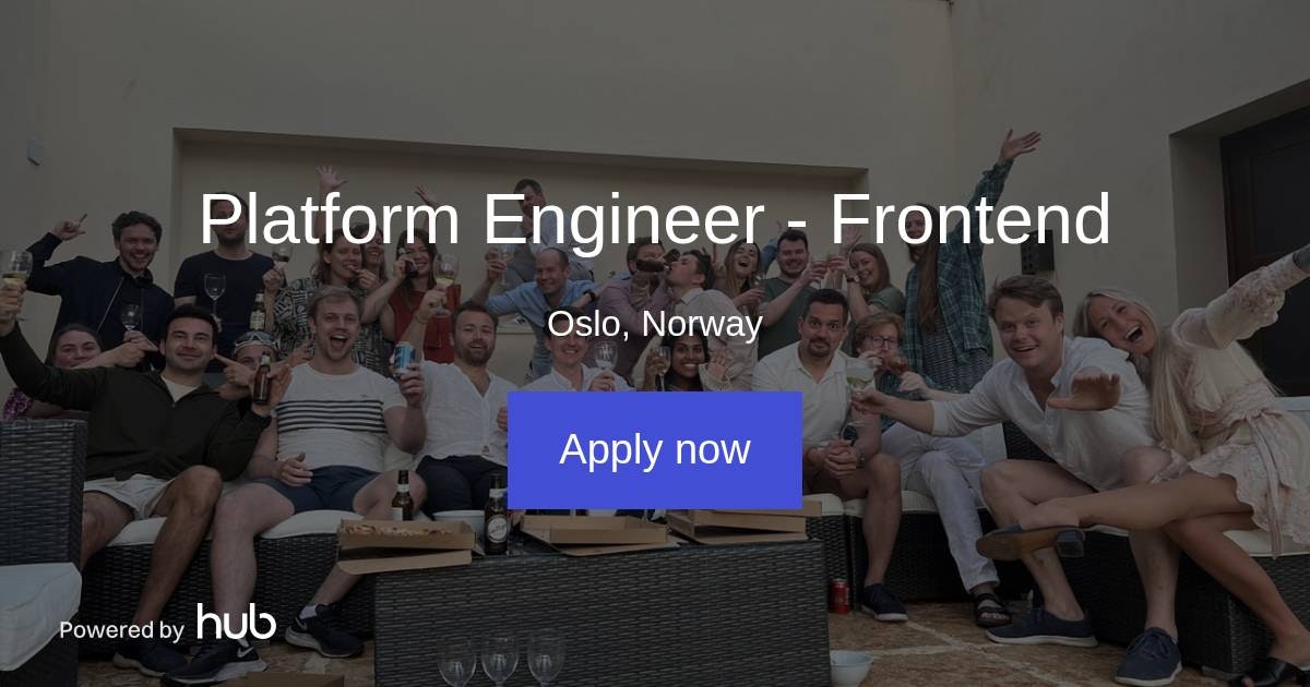 The Hub | Platform Engineer - Frontend | Appfarm