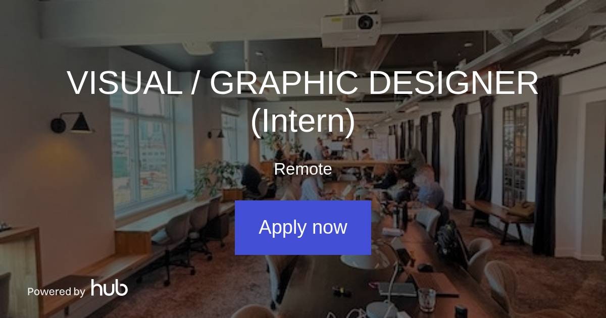 The Hub | VISUAL / GRAPHIC DESIGNER (Intern) | aParent.ly