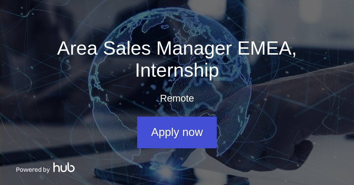 The Hub | Area Sales Manager EMEA, Internship | PK Global IoT