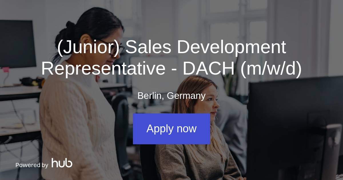 The Hub | (Junior) Sales Development Representative - DACH (m/w/d) | Famly