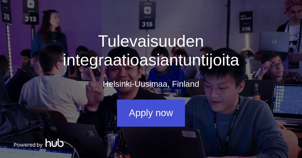 The Hub | Tulevaisuuden integraatioasiantuntijoita | Integrify