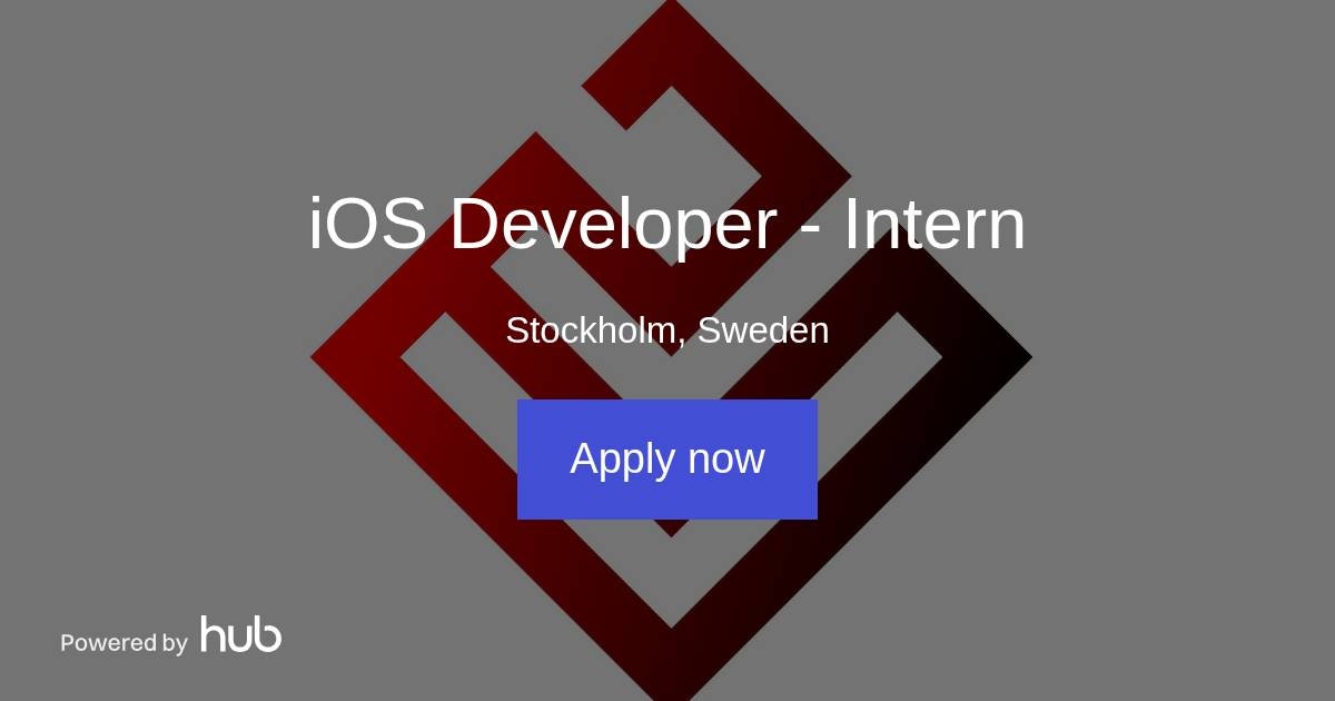 The Hub | iOS Developer - Intern | XR Solutions