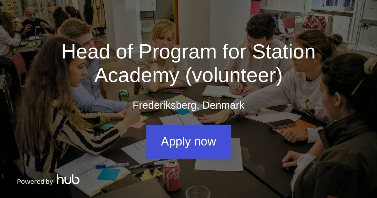 The Hub | Head of Program for Station Academy (volunteer) | Station
