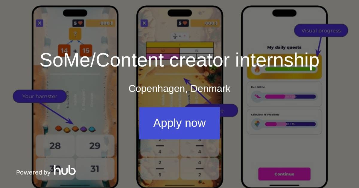 The Hub | SoMe/Content creator internship | Planet Peanut