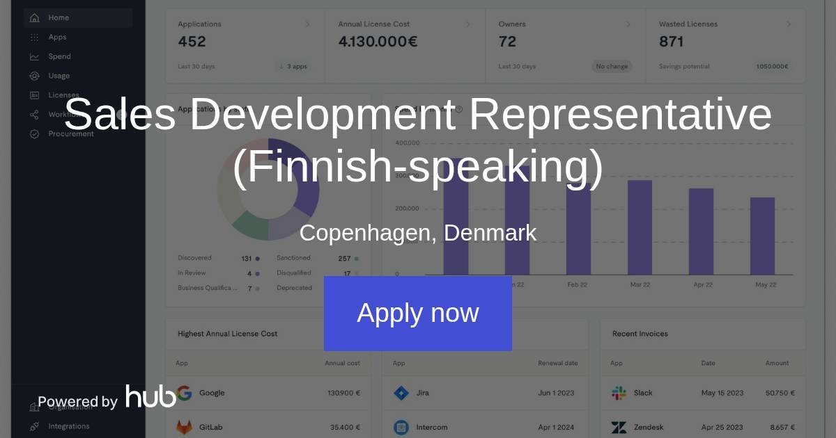 The Hub | Sales Development Representative (Finnish-speaking) | Viio