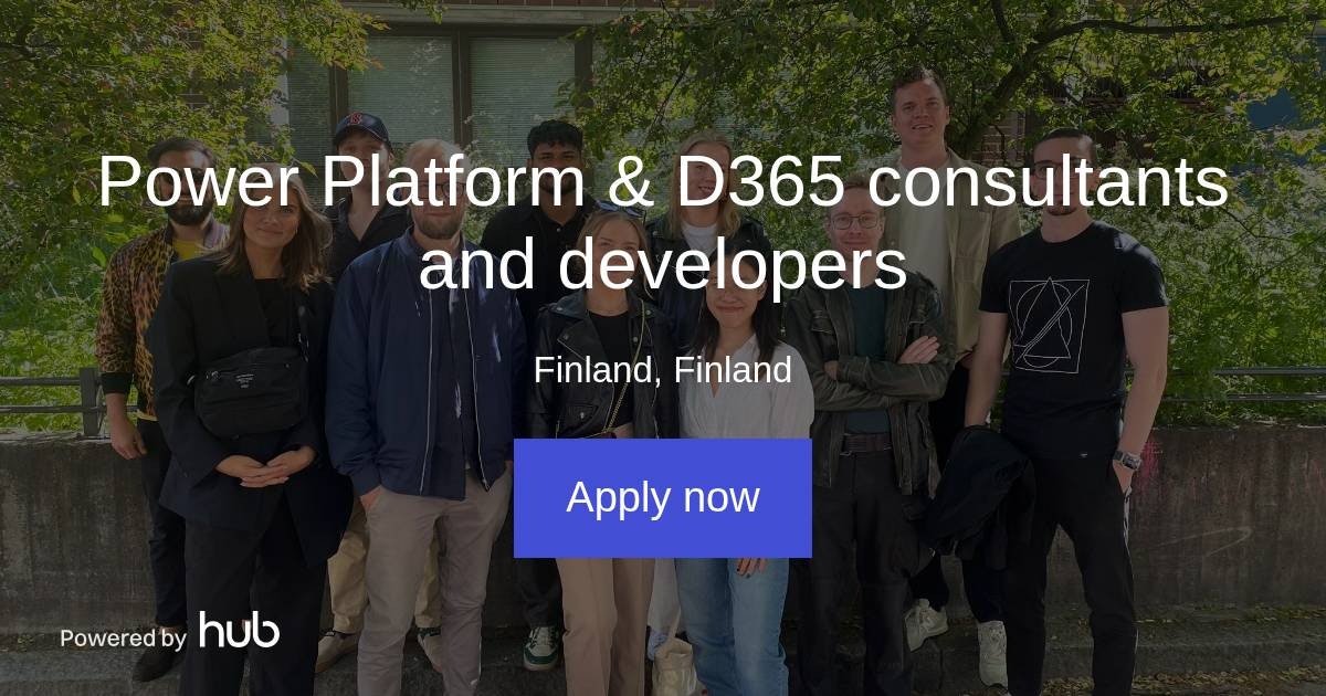 The Hub | Power Platform & D365 consultants and developers | Integrify Academy