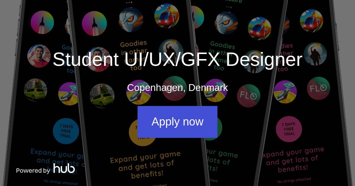 The Hub | Student UI/UX/GFX Designer | Multiscription ApS