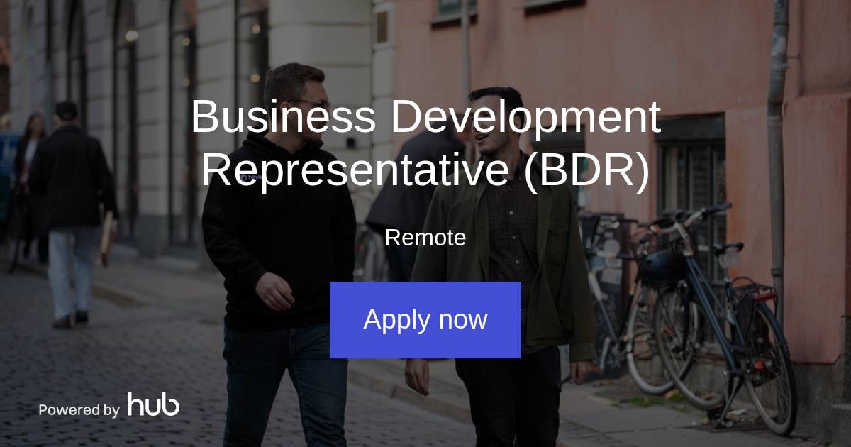 The Hub | Business Development Representative (BDR) | Fullview
