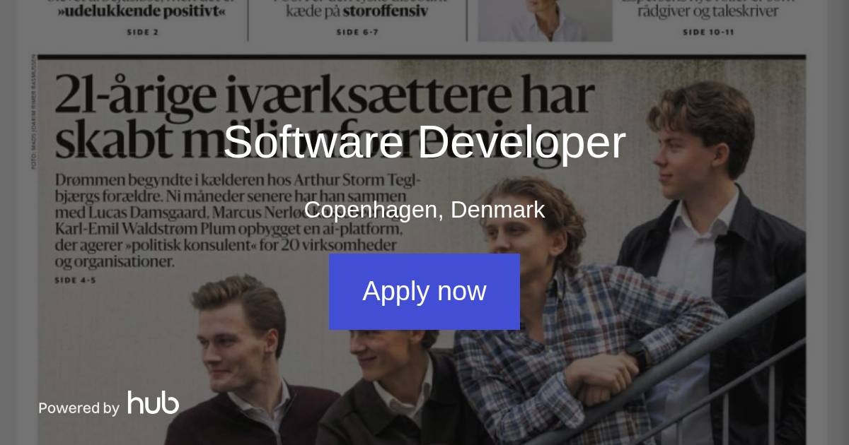 The Hub | Software Developer | Spaak Technologies