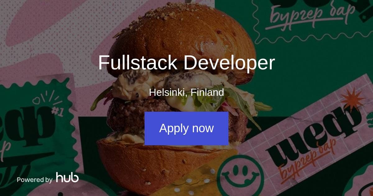 The Hub | Fullstack Developer | Munchi