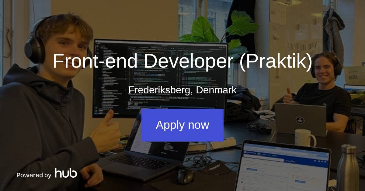 The Hub | Front-end Developer (Praktik) | Drivn