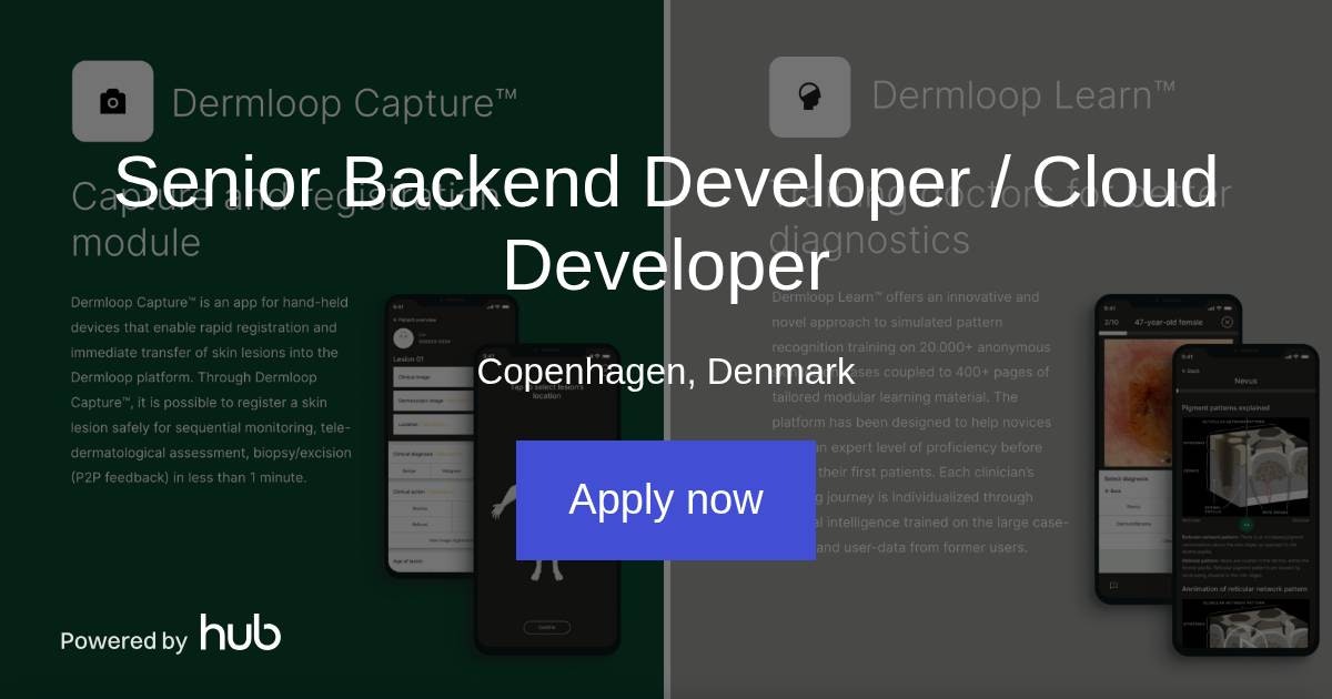 The Hub | Senior Backend Developer / Cloud Developer | Melatech