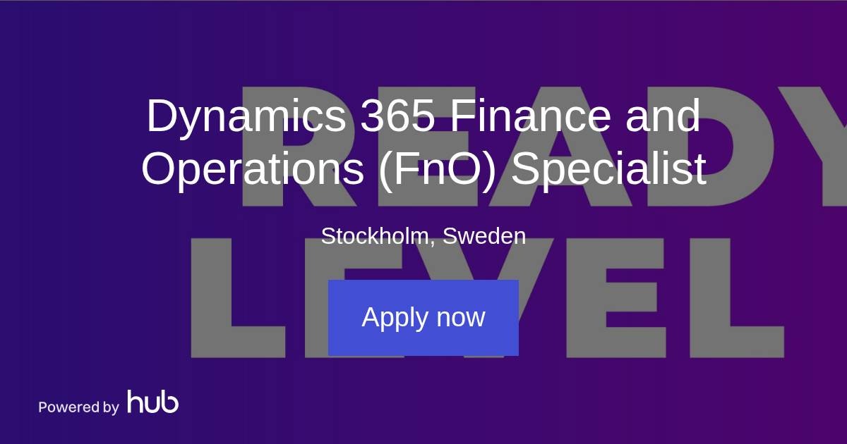 The Hub | Dynamics 365 Finance and Operations (FnO) Specialist | Coursfy