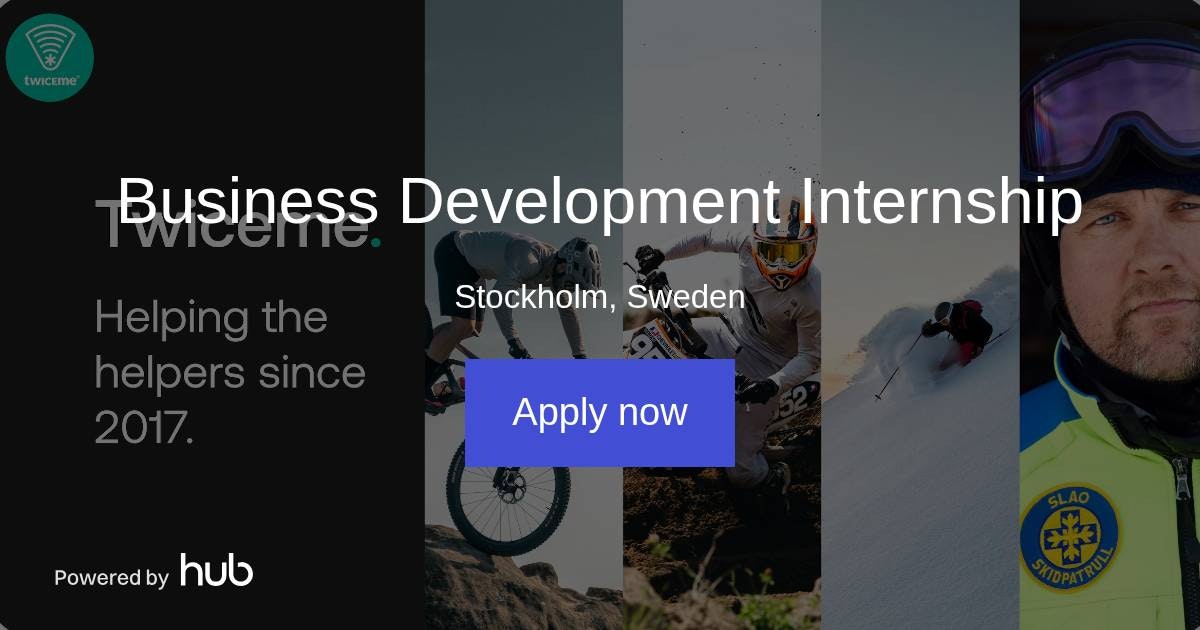 The Hub | Business Development Internship | Twiceme Technology