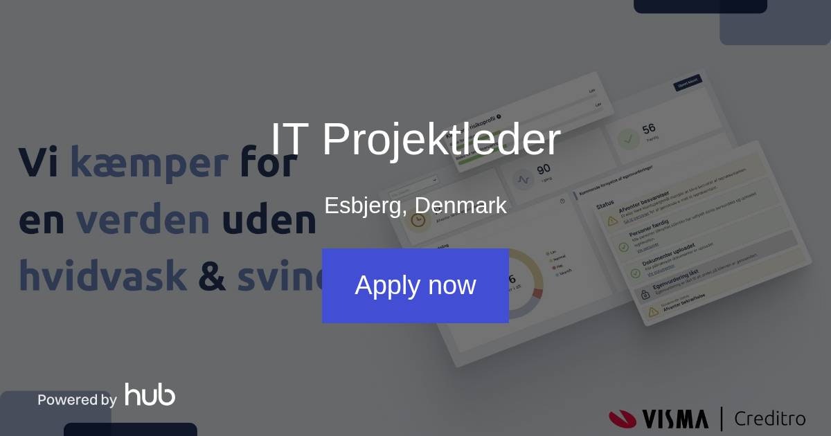 The Hub | IT Projektleder | Visma Creditro A/S