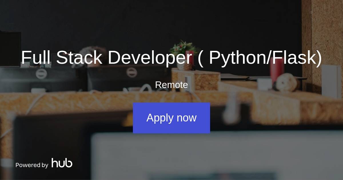 The Hub | Full Stack Developer ( Python/Flask) | Spotipo ApS