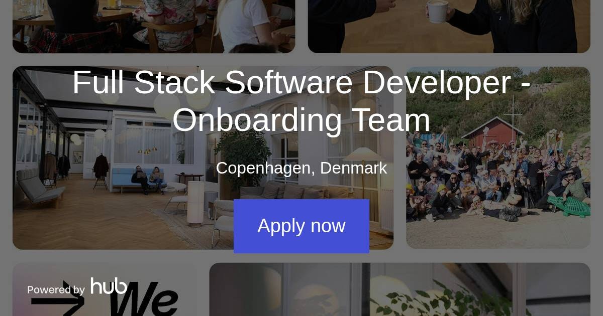 The Hub | Full Stack Software Developer - Onboarding Team | Spirii
