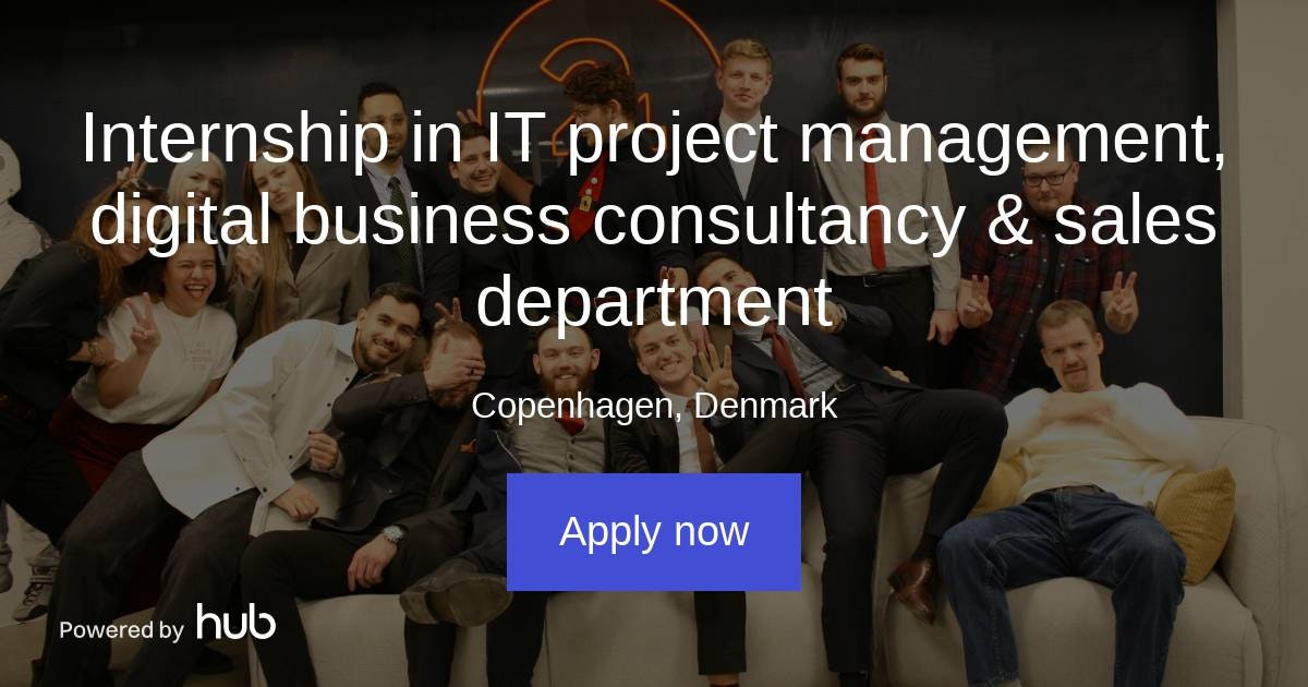 The Hub | Internship in IT project management, digital business ...