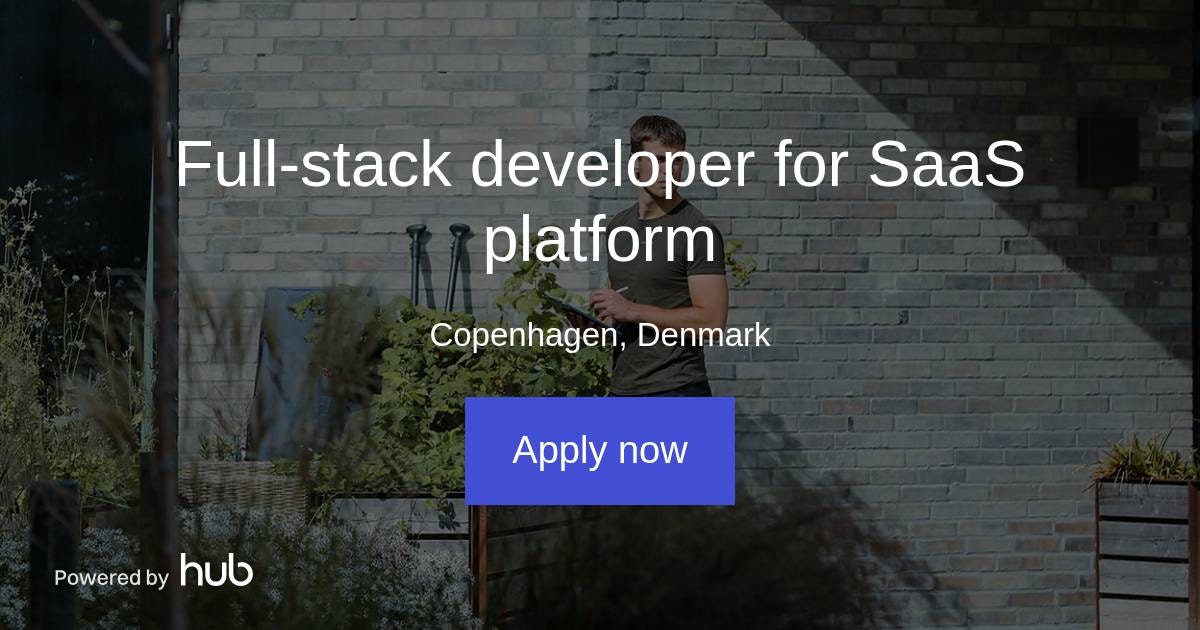 The Hub | Full-stack developer for SaaS platform | Gismap