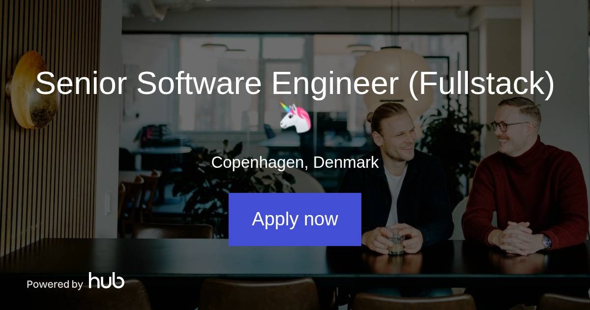 The Hub | Senior Software Engineer (Fullstack) 🦄 | Zoios