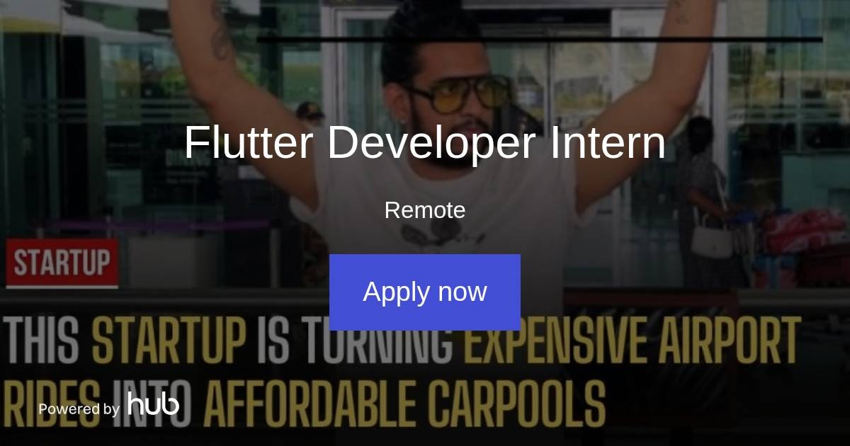 The Hub | Flutter Developer Intern | GoPool