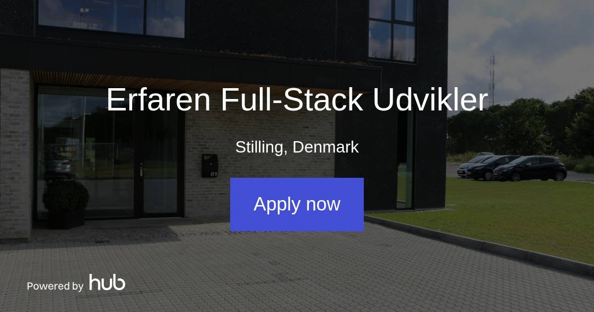 The Hub | Erfaren Full-Stack Udvikler | Frigg Tech A/S