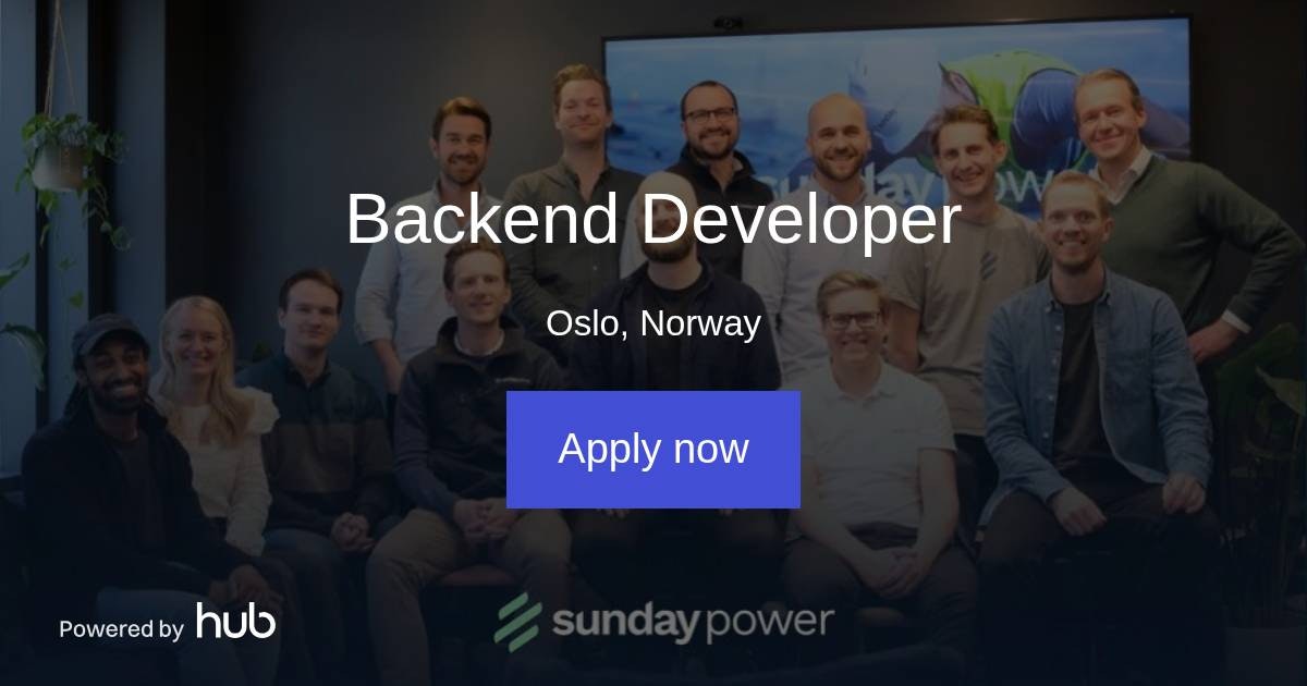 The Hub | Backend Developer | Sunday Power