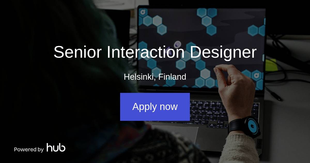 The Hub | Senior Interaction Designer | Doublepoint