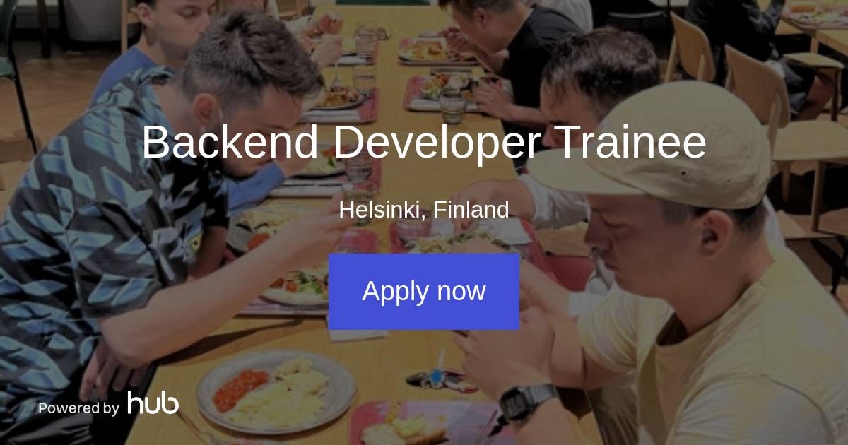The Hub | Backend Developer Trainee | Munchi