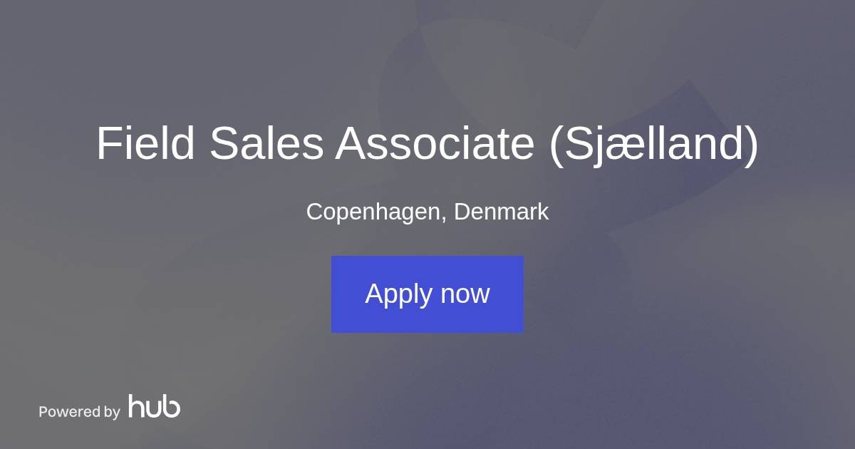 The Hub | Field Sales Associate (Sjælland) | Superb