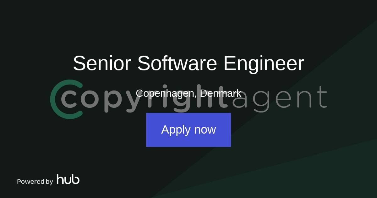 The Hub | Senior Software Engineer | Copyright Agent