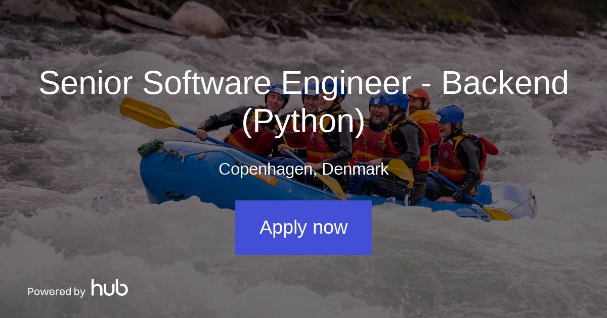 The Hub | Senior Software Engineer - Backend (Python) | VhAT